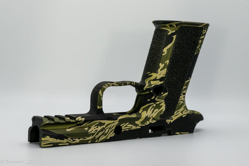 M1811 Grip Module with Tiger Stripe Custom Cerakote Patterns – Brouwer LLC